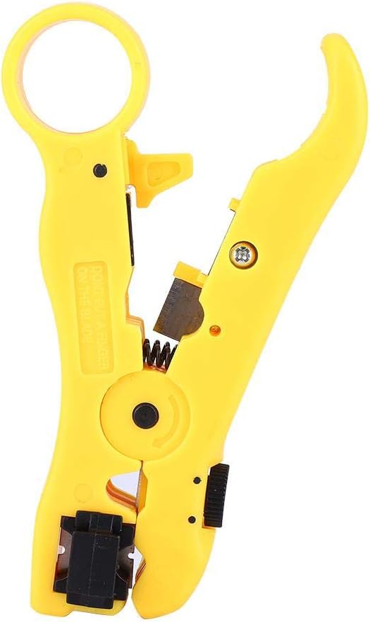 2pcs Coaxial Tool Yellow Cable Stripper Coaxial Cable Crimping Tool ...
