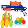 ArtCreativity Bowling Pin Blaster Shooting Game for Kids - Set Includes ...