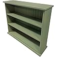 Amazon.com: Sawdust City Solid Wood Small Bookcase (Old Sage) : Home ...