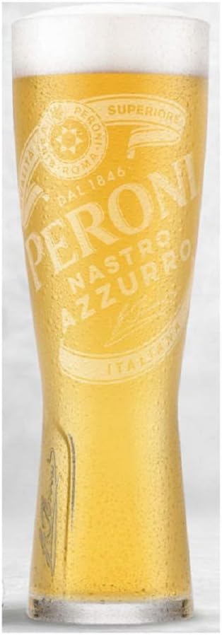 Peroni ‘Signature’ Pint Glass Toughened Embossed and Nucleated – BigaMart