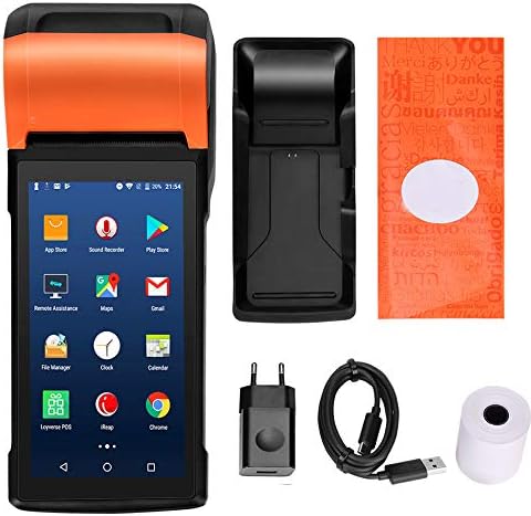 TQ Android 7.1 PDA Handheld POS Terminal Sunmi V2 PDA eSIM 4G WiFi with Camera speaker Receipt ...