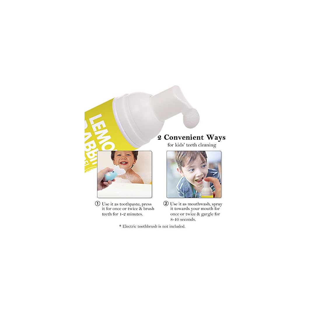 Kids Foam Toothpaste,Anself Strawberry Flavor Children’s Foam ...