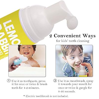 Kids Foam Toothpaste,Anself Strawberry Flavor Children’s Foam ...