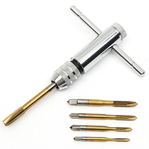 Купить Tonsiki Adjustable M3-M8 3mm-8mm HSS T-Handle Reversible Ratchet ...