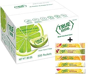 Amazon.com : True Citrus Lime Bulk Pack, 500Count with 5 FREE True ...