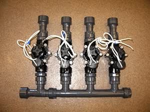 Amazon.com : 1" 4 Valve Manifold Setup for Irrigation System - Rainbird ...