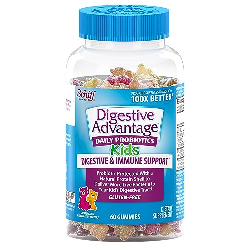 Digestive Advantage Kids Probiotic Gummies For Digestive Health, Daily ...