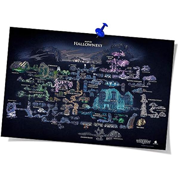 Hallownest Map Poster | atelier-yuwa.ciao.jp