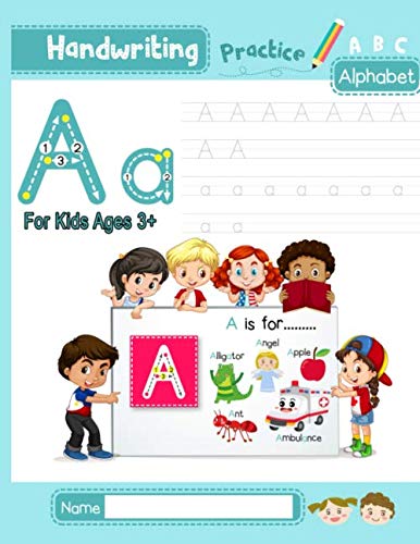 Handwriting Practice Alphabet A B C: Trace and write Alphabet letters ...