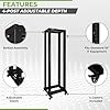 NavePoint 42U 4 Post Server Rack – Open Frame Rack for 19 Inch ...