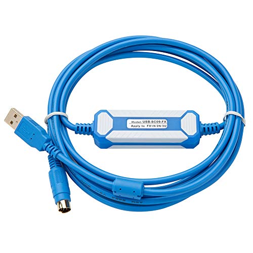 USB-SC09-FX FX-USB-AW for Mitsubishi FX1N FX2N FX1S FX3U Series PLC ...