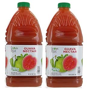 Amazon.com : 2 Pack, Guava Nectar Juice 96 FL OZ Each, Made with Fruit ...