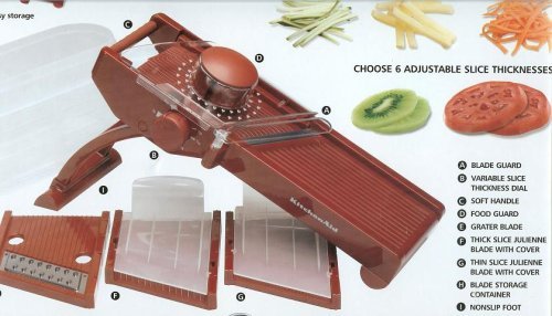 Kitchenaid Mandoline Slicer Set with 3 Blades (B000UGUAWC) | Amazon ...