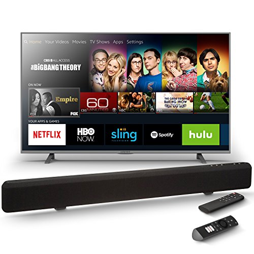 Element 50-Inch Fire TV Edition TV with AmazonBasics Sound Bar | Amazon ...
