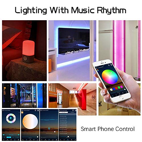 Litake Smart WiFi LED Strip Lights 32.8 ft, App Phone Controlled LED ...