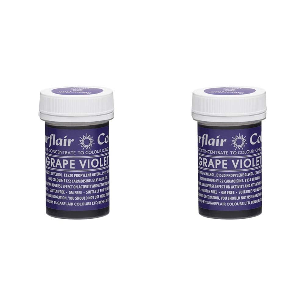 Sugarflair Spectral Grape Violet Food Colouring Paste Highly ...