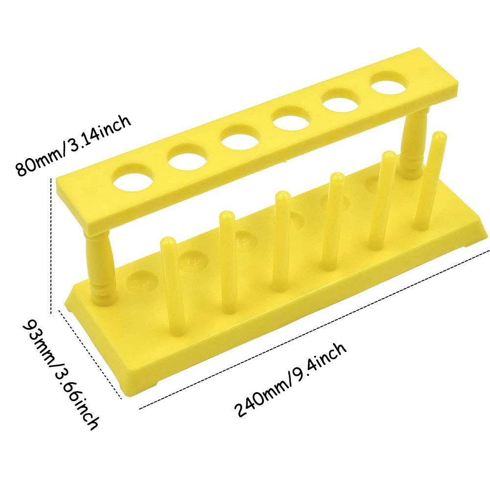 Plastic Test Tube Rack 6 Hole Six Column Plastic Test Tube Rack ...
