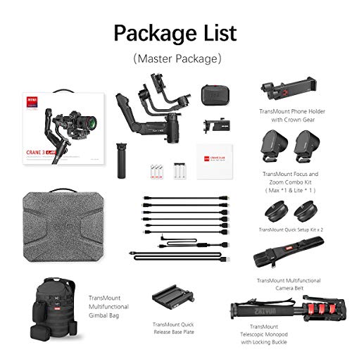 Zhiyun (Official) Crane 3 Lab Handheld 3-Axis Gimbal Stabilizer for ...