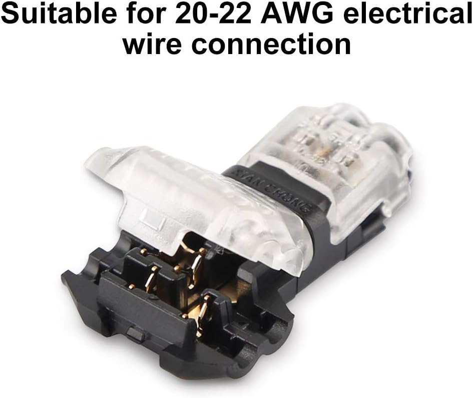 Wire Connectors 2 Pin Low Voltage Electrical T Tap Quick Splice Wire ...