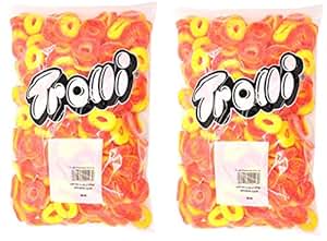 Amazon.com : Trolli Peachie-O's (Peach Rings) (10Lbs) : Grocery ...