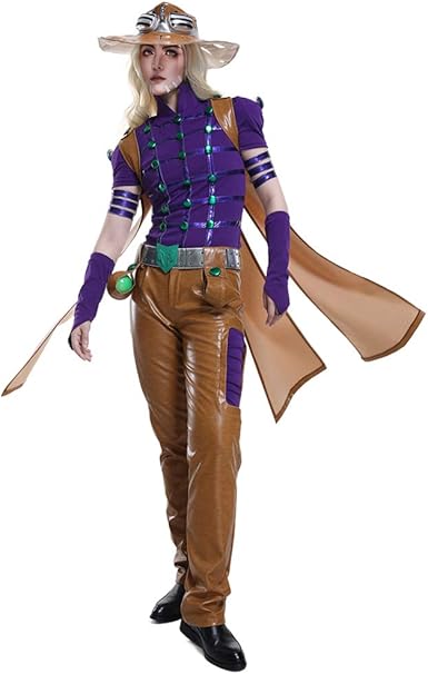 Coskidz Women's Gyro Zeppeli Cosplay Costume Full Set with Hat and ...