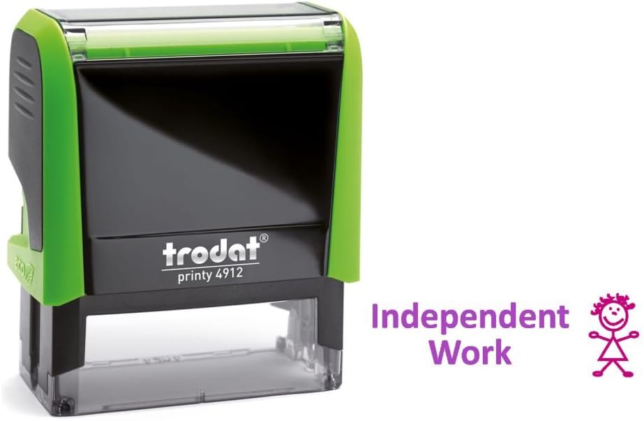 Trodat 4912 “Independent Work” Printy Self Inking Education Stamp ...