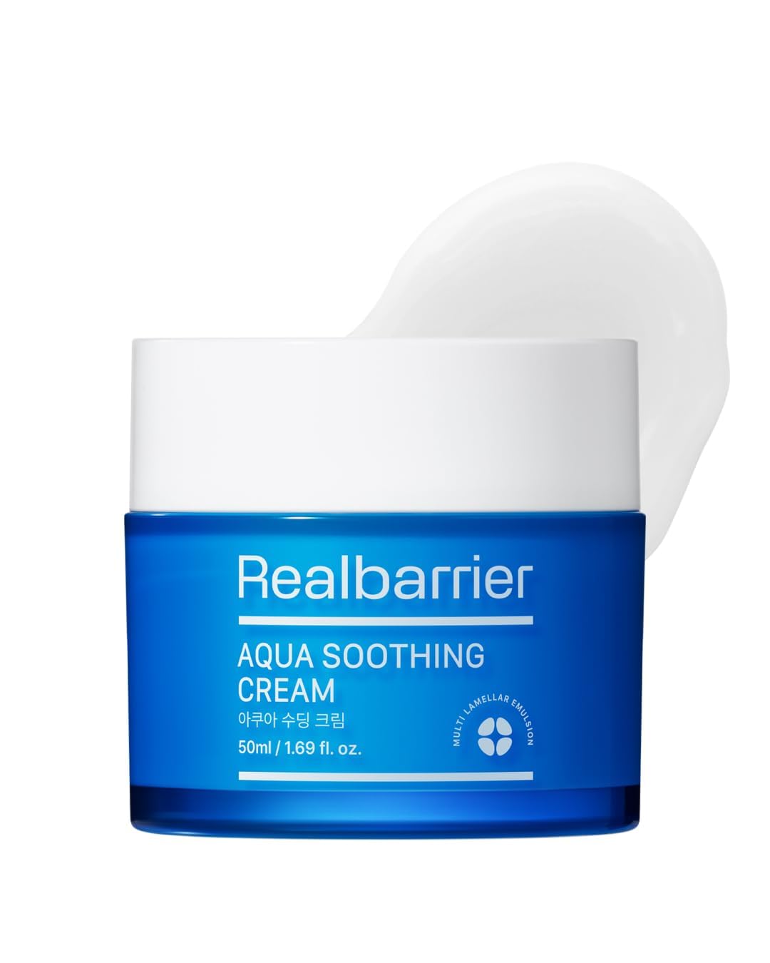 Real Barrier Aqua Soothing Cream 1.7 Fl.Oz. 50ml Hyaluronic Acid Facial ...