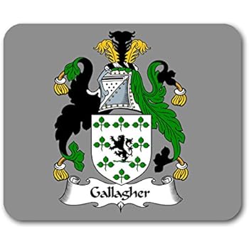 Amazon.com : Gallagher Coat of Arms/Gallagher Family Crest Mousepad by ...