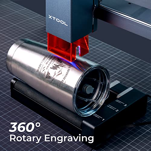 xTool D1 Pro Laser Engraver with Rotary RA1, 10W Output Laser Cutter ...