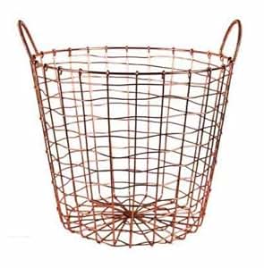 Amazon.com - Copper Plated Storage Basket