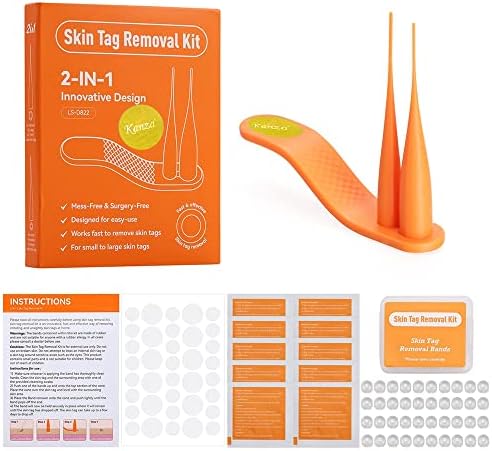 KANZA - 2 in 1 Skin Tag Removal Kit for 2mm - 7mm Tags | Fast and ...