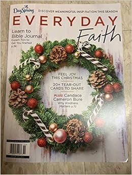 DaySpring Everyday Faith Magazine Fall/Winter 2019: Amazon.com: Books