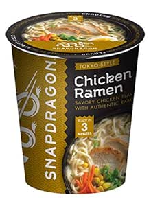 Amazon.com : Snapdragon Tokyo-Style Chicken Ramen Cups, 2.2oz (Pack of ...