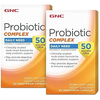 Amazon.com: Gnc Probiotics Ultra 50 Probiotic Complex Capsules, 30 ...