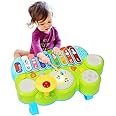 Amazon.com: Baby Musical Toys 3 in 1 Piano Keyboard Xylophone Drum Set ...