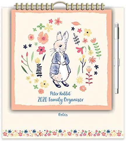 2020 Family Organiser Calendar – PETER RABBIT Flower Market – BigaMart