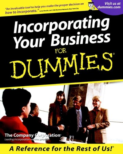  PDF Incorporating Your Business For Dummies Pdf Download Full Ebook