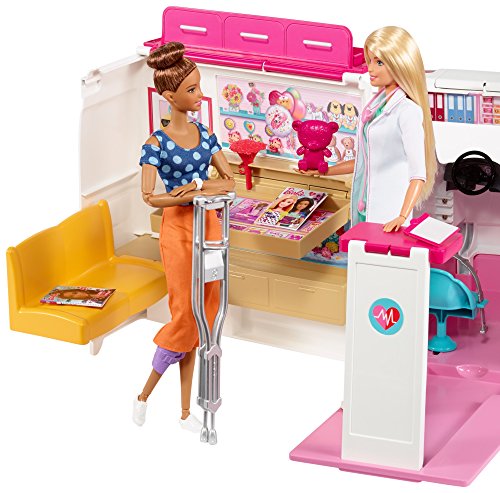 â â â Barbie Playset with 20+ Accessories, Emergency Vehiâ â cle ...