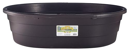 Little Giant® Poly Oval Stock Tank | Water Trough | Plastic Pond Tub ...
