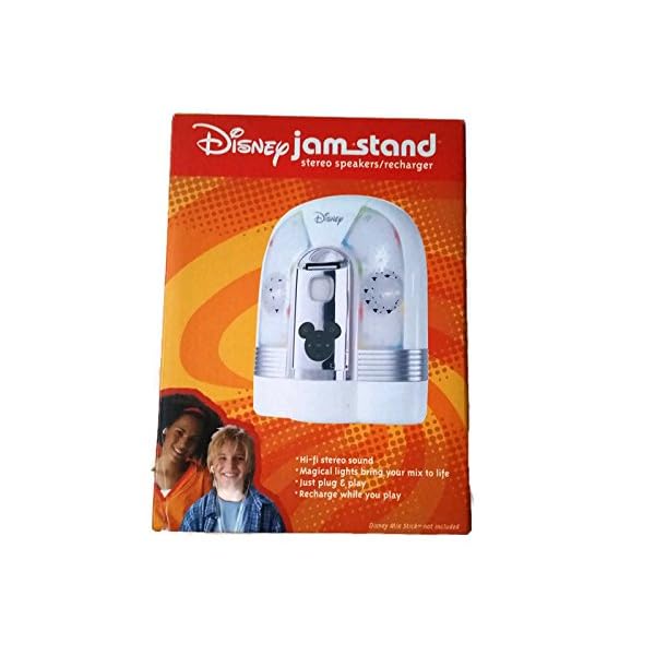 Disney Jam Stand Speaker w/ Lights and Auxiliary Input for All MP3 ...