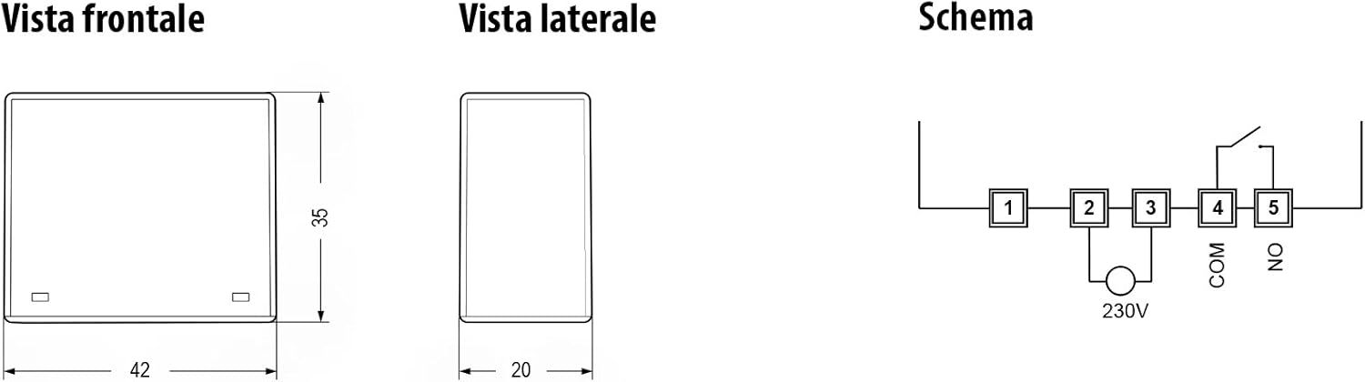 VEMER VE736500 model RX.16A Radiofrequency remote actuator with an ...