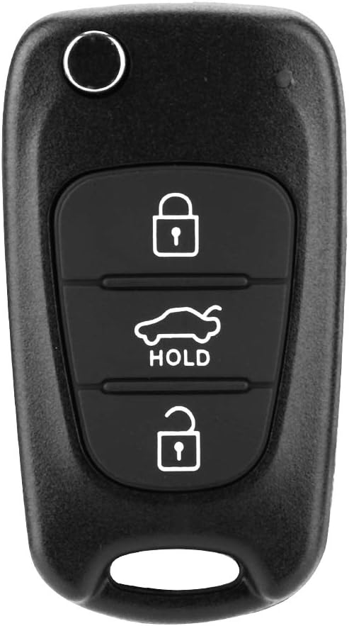 Car key shell -Flip 3 Button Remote Key Fob Case Shell Cover Fit For ...