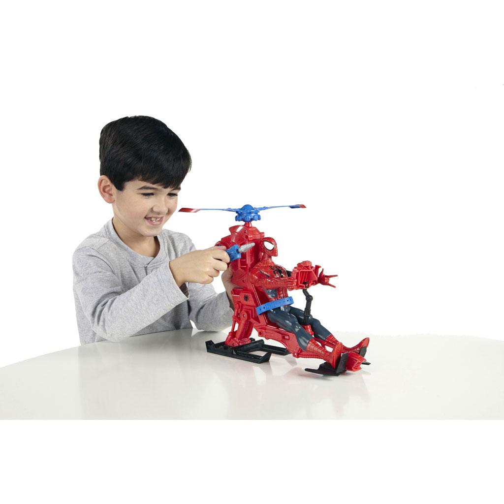 Marvel Ultimate Spider-Man Titan Hero Series Spider-Man Figure with Web ...