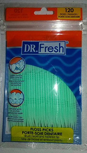 1 pk 100 ct Soft Bristle Dental Floss Picks, Interdental Brush ...