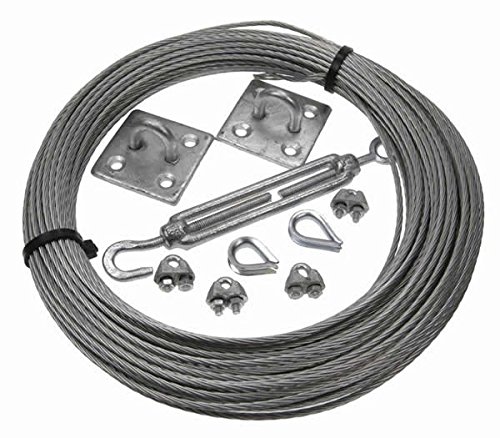 More Than Just Ropes 4mm Galvanised Steel Catenary Wire Kit ...