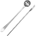 Amazon.com: 2 Pack Olive Spoon and Pickle Fork Stainless Steel Long ...