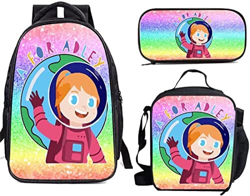 A for Adley Children Backpack Daypack Schoolbag Teen Boys School Book ...