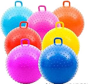 Amazon.com: 36" Knobby Bouncy Ball with Handle (Colors may vary) : Toys ...