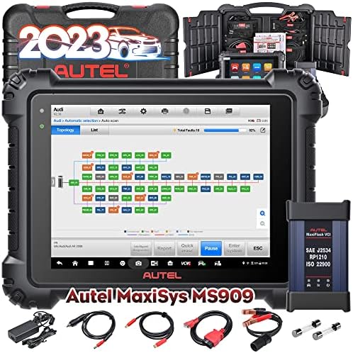 سعر Autel MaxiSys MS909 Autel Scanner, 2022 Top Intelligent Diagnosis Tool Upgraded of Autel ...