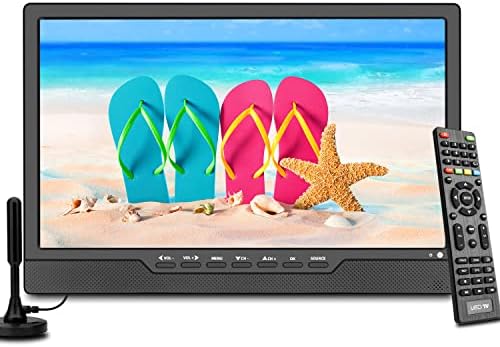 Portable Digital TV,13.3 Inch LCD Rechargeable Battery DVB-T2 Portable ...